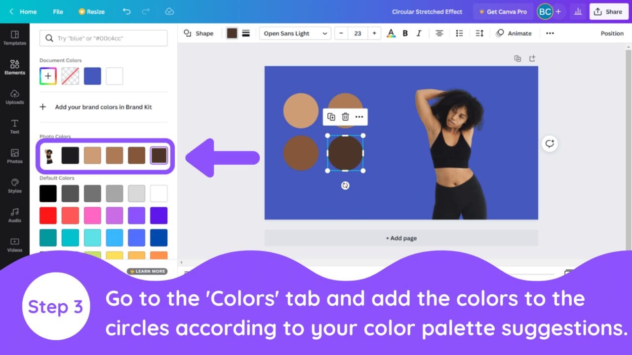How to Create a Circular Stretch Pixel Effect in Canva - Blogging Guide