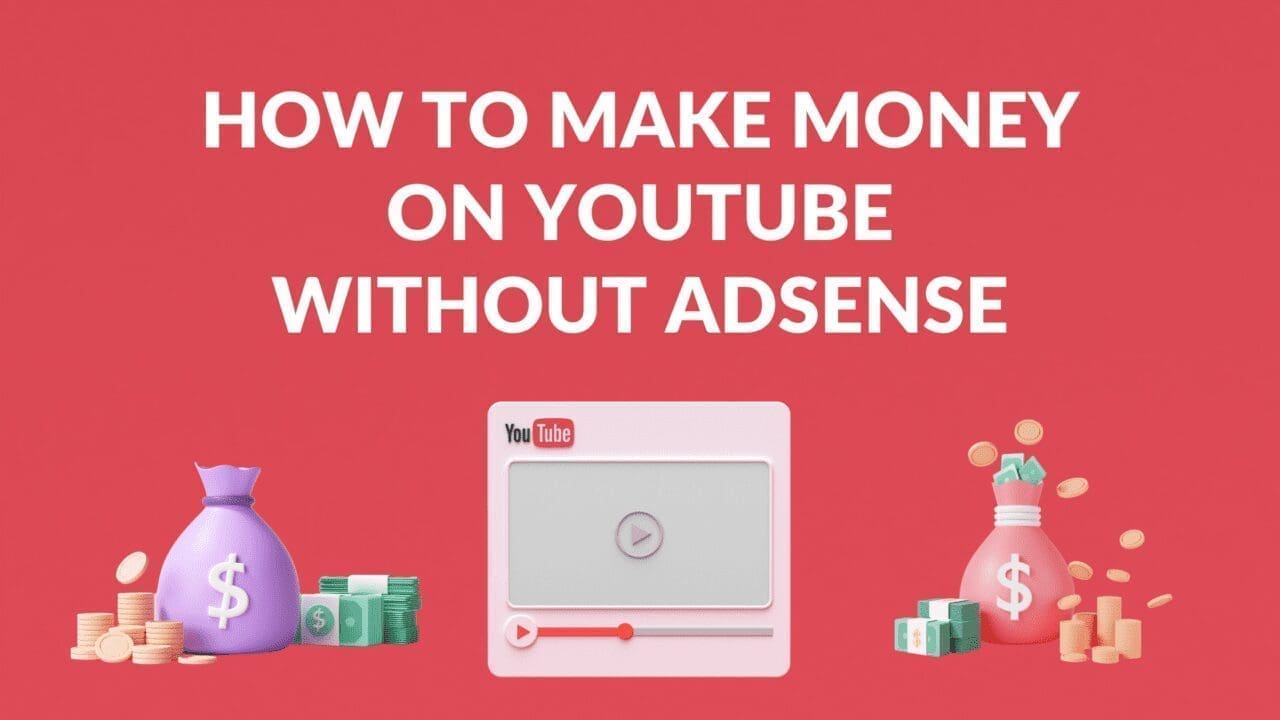 How to Make Money on YouTube (Without AdSense) - Blogging Guide