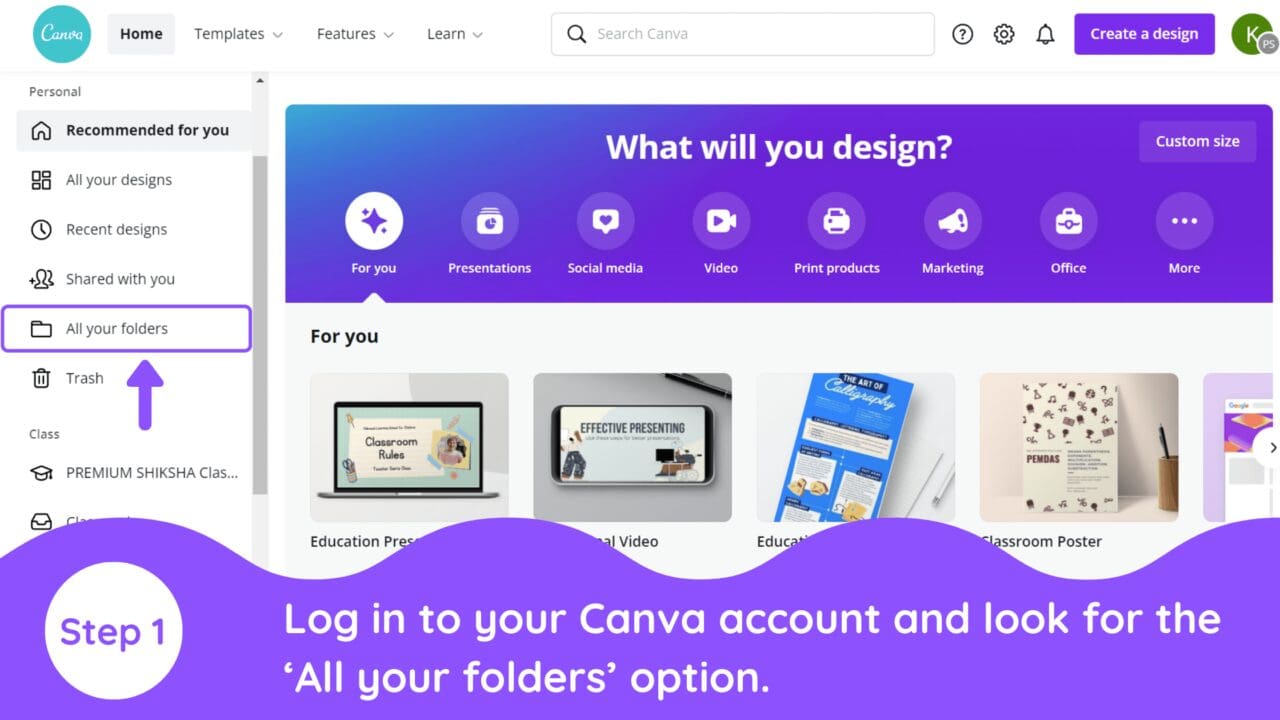 How to Stay Organized in Canva - Blogging Guide