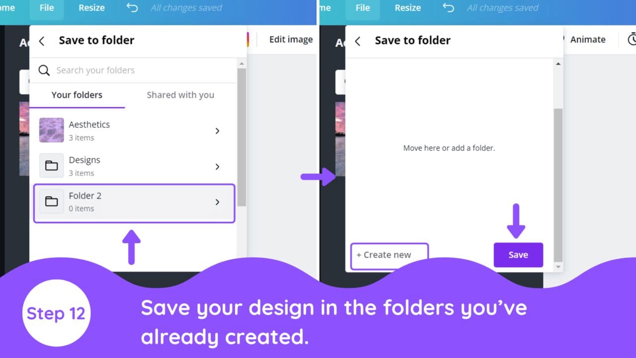 How to Stay Organized in Canva - Blogging Guide