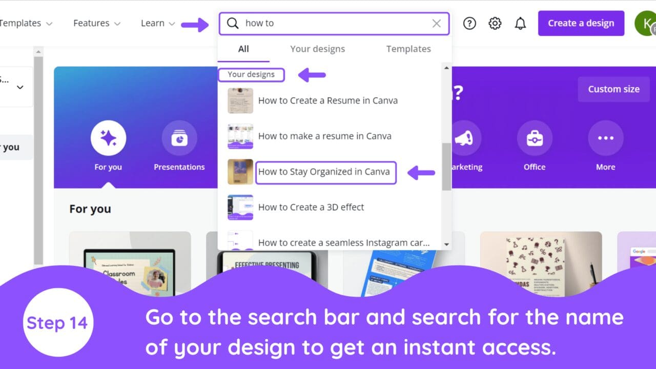 How to Stay Organized in Canva - Blogging Guide