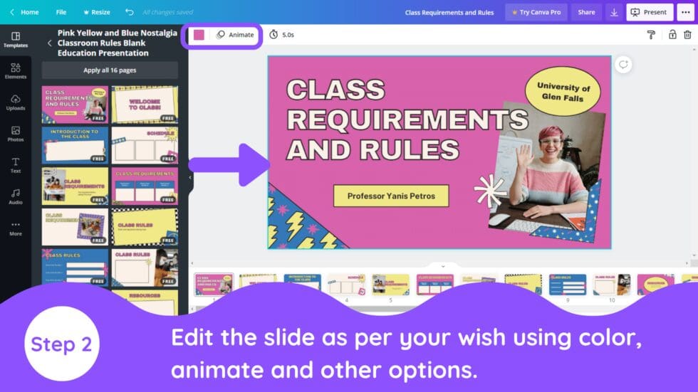 How to Turn a Presentation into a Video in Canva - Blogging Guide