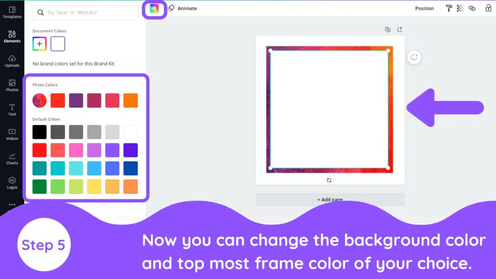 How to Create a Textured Frame in Canva - Blogging Guide