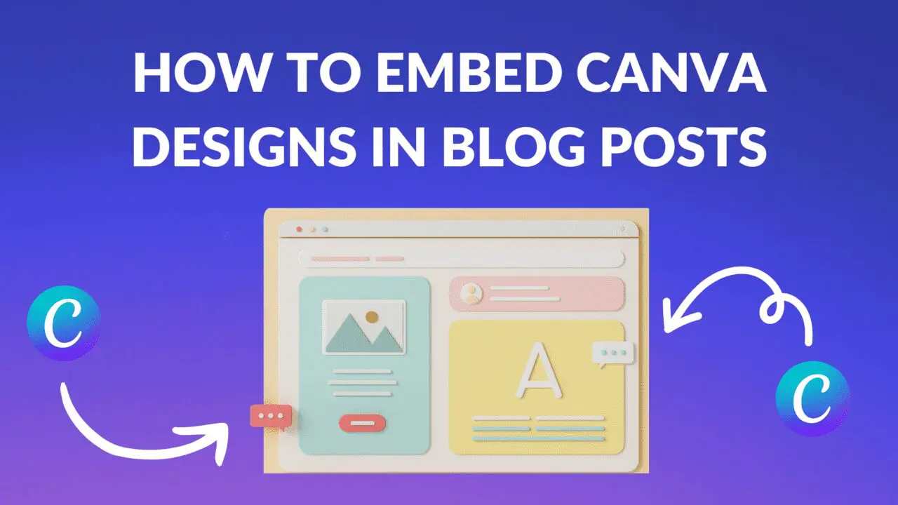 How to Embed Canva Designs in Blog Posts - Blogging Guide