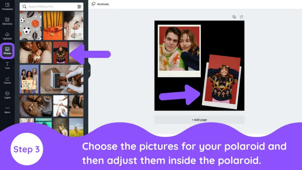 How to Create a Realistic Polaroid Photo Effect in Canva - Blogging Guide