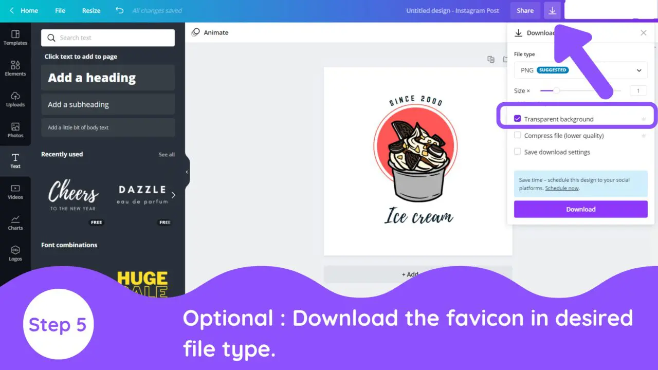 How to Create a Favicon with Canva - Blogging Guide