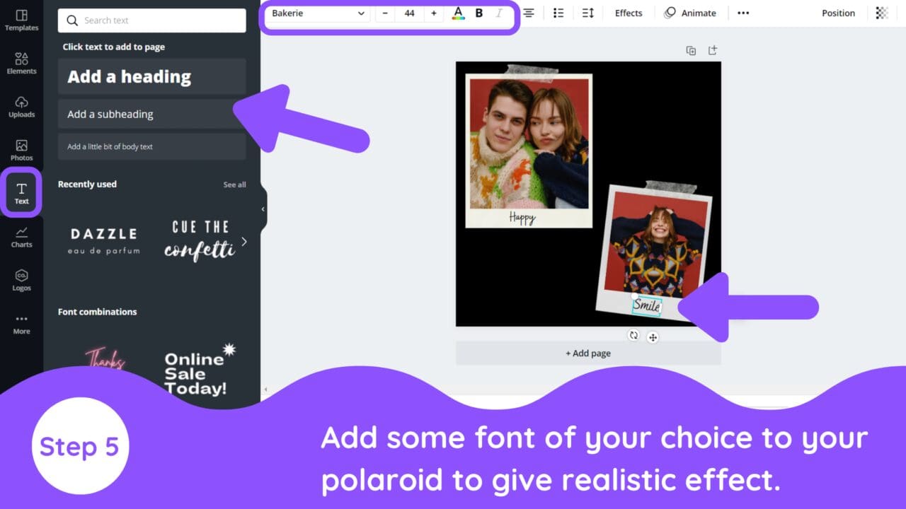 How to Create a Realistic Polaroid Photo Effect in Canva - Blogging Guide