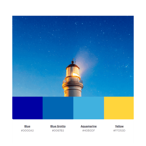 Canva Color Palettes - Blogging Guide