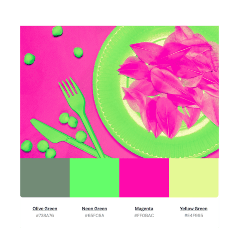 Canva Color Palettes - Blogging Guide