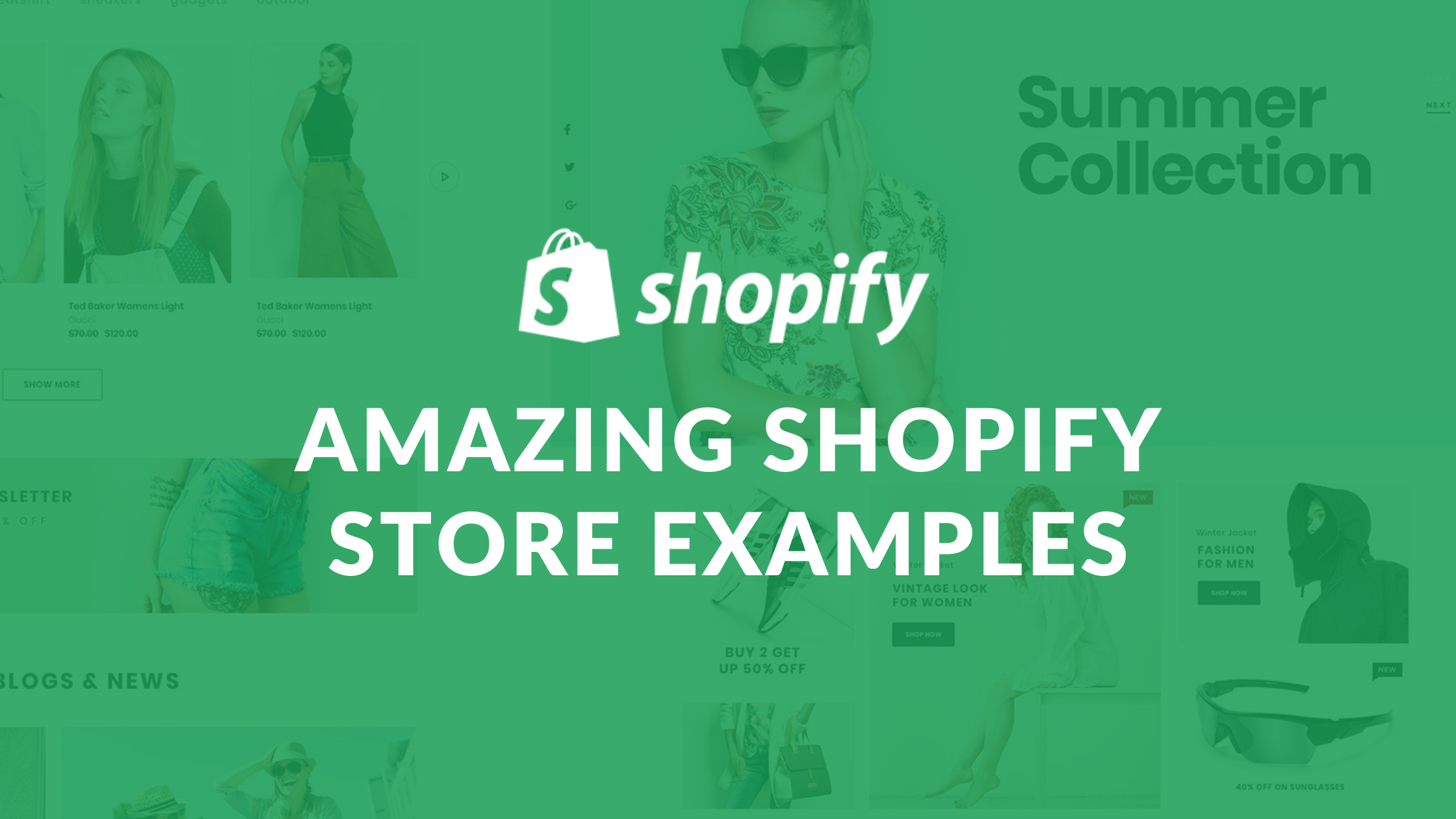 Amazing Shopify Store Examples Blogging Guide