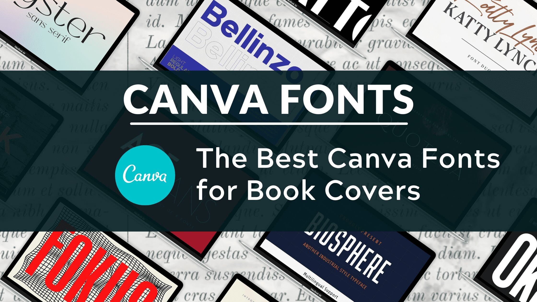 Best Canva Fonts For Book Covers Blogging Guide