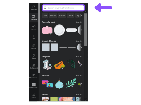 Canva Elements Keywords List - Blogging Guide