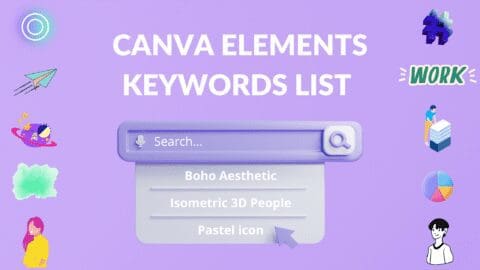 Canva Elements Keywords List - Blogging Guide