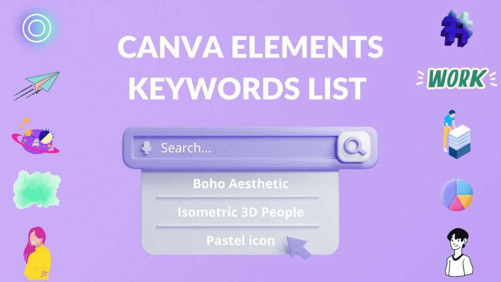 Canva Elements Keywords List - Blogging Guide Canva Elements Keywords List - Blogging Guide