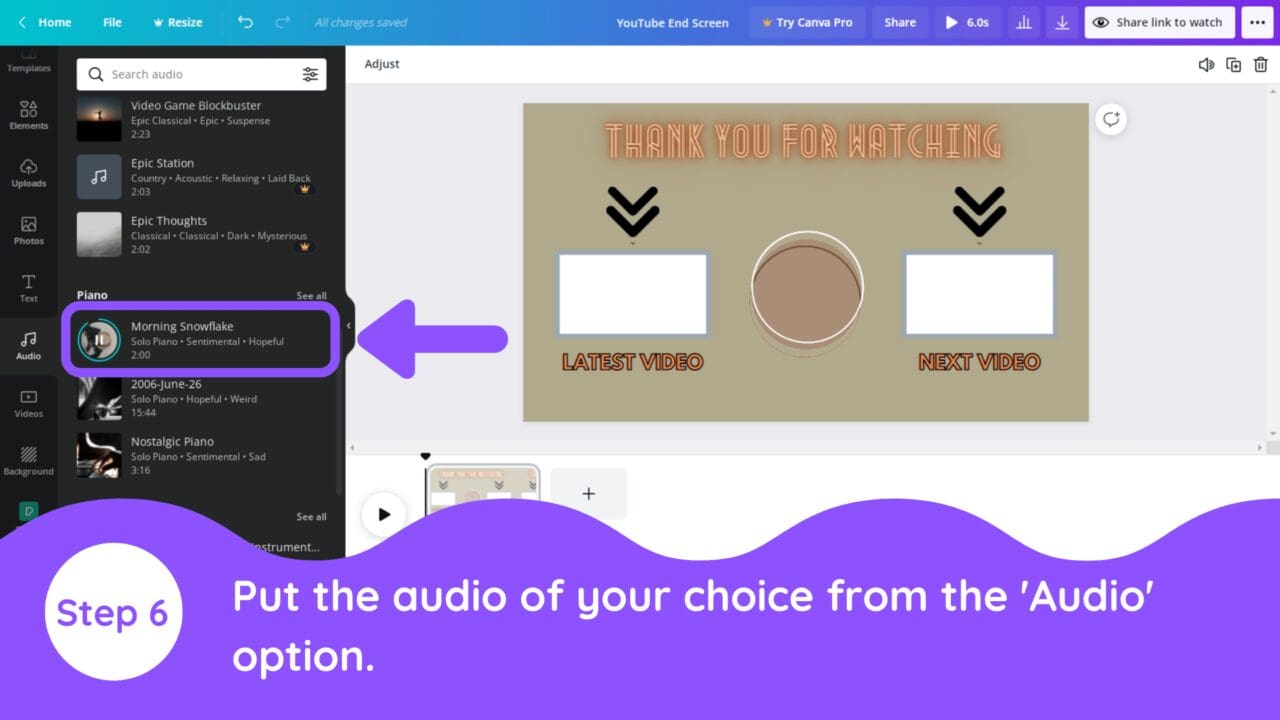 How to Create a YouTube End Screen in Canva (YouTube Outro) - Blogging Guide