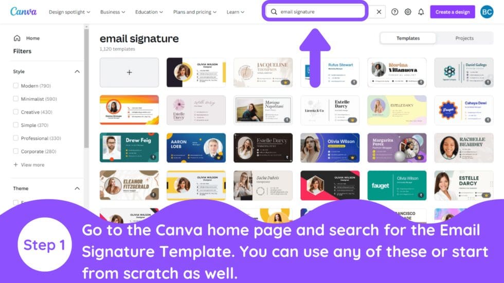 How to Create an Email Signature in Canva - Blogging Guide
