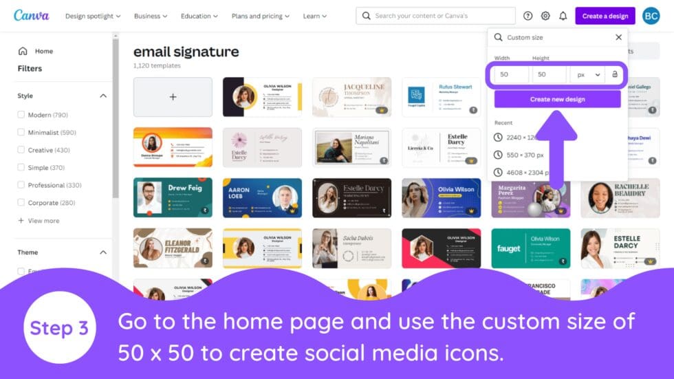 How to Create an Email Signature in Canva - Blogging Guide