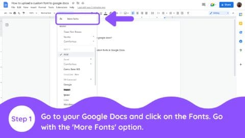 How to Upload a Custom Font to Google Docs - Blogging Guide