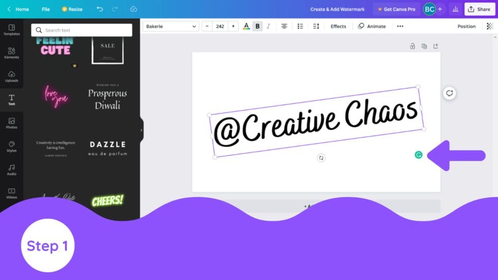 How to Watermark an Image in Canva - Blogging Guide