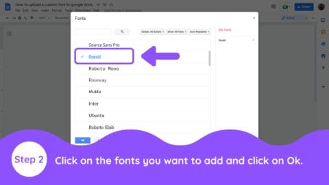 How to Upload a Custom Font to Google Docs - Blogging Guide
