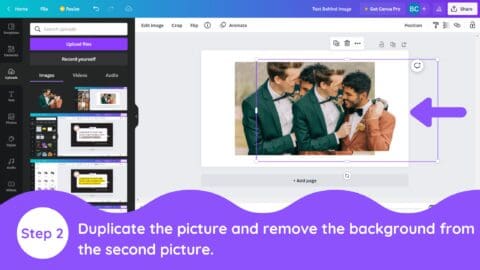 How to Place Text Behind an Image in Canva - Blogging Guide