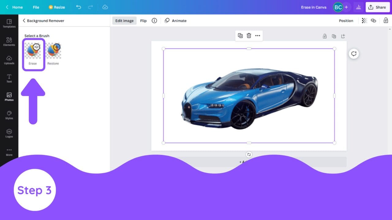How to Use the Canva Eraser Tool - Blogging Guide