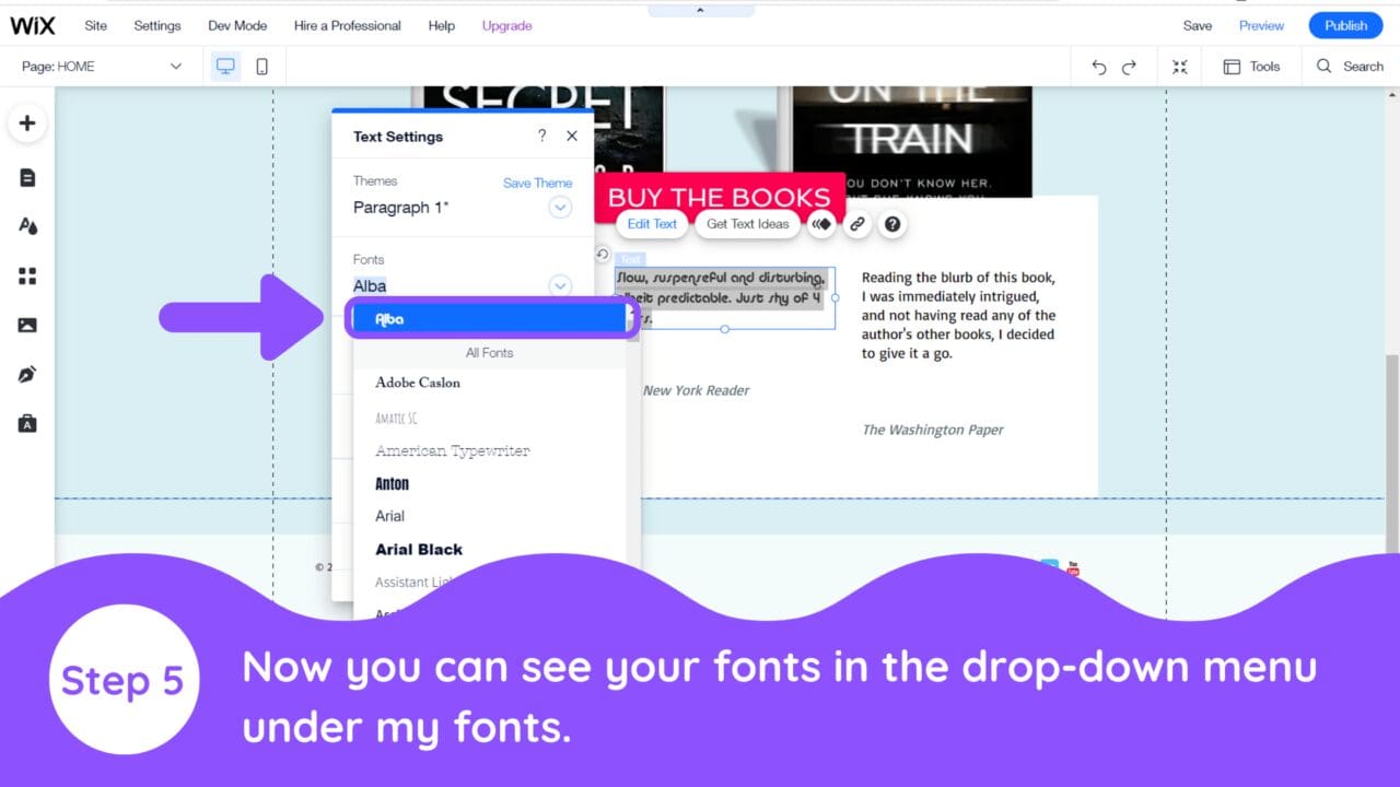 How to Upload a Custom Font to Wix - Blogging Guide