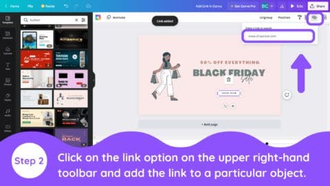 How to Add a Link in Canva (Insert Canva Hyperlink) - Blogging Guide
