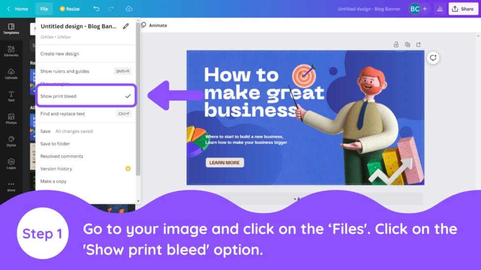 How to Add Bleed Lines and Crop Marks in Canva - Blogging Guide