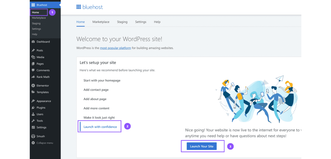How to Build a WordPress Website with Bluehost - Blogging Guide