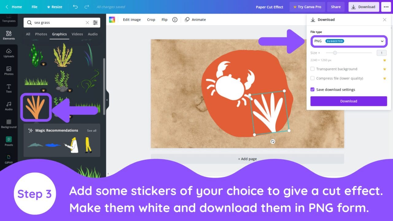 How to Create a Paper Cut Effect in Canva - Blogging Guide