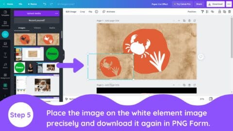 How to Create a Paper Cut Effect in Canva - Blogging Guide