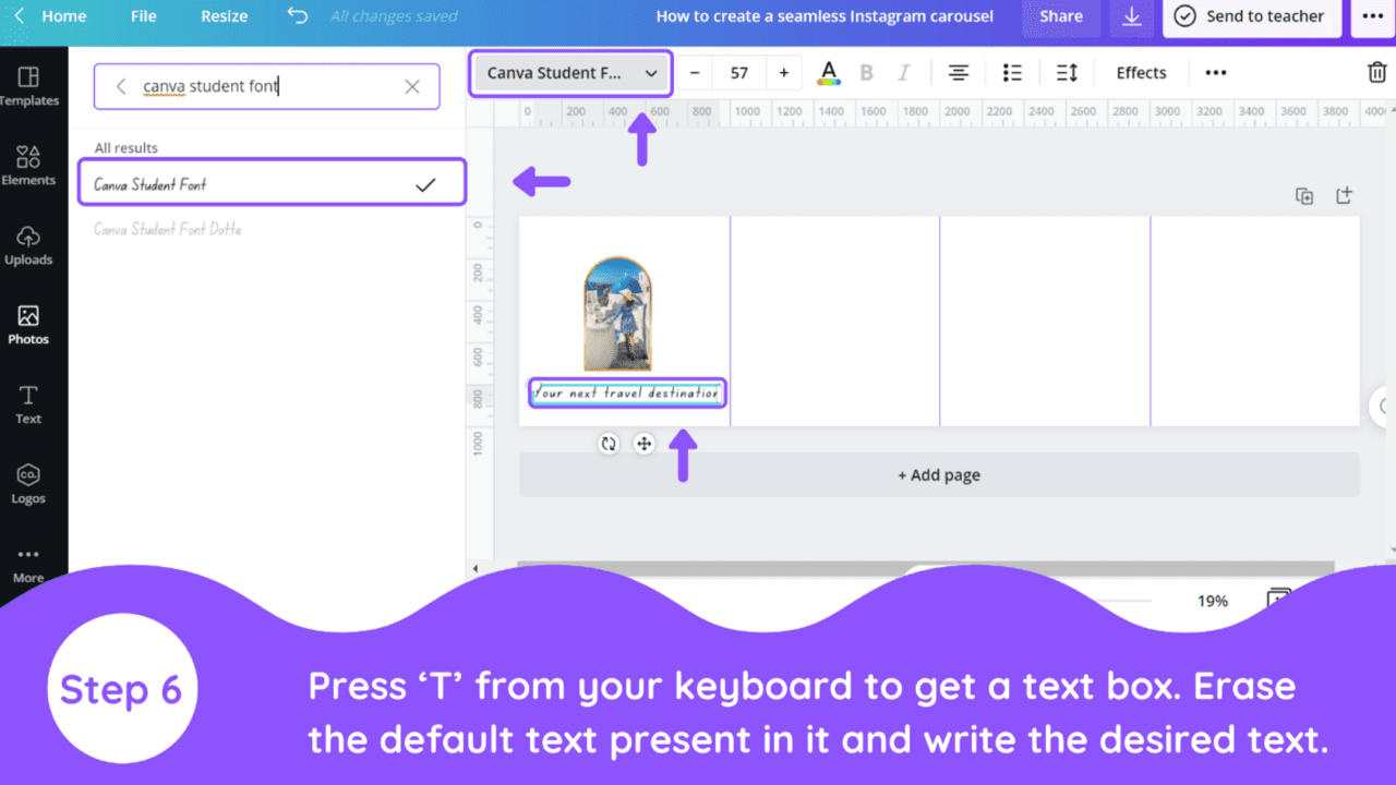 How to Create a Seamless Instagram Carousel in Canva - Blogging Guide