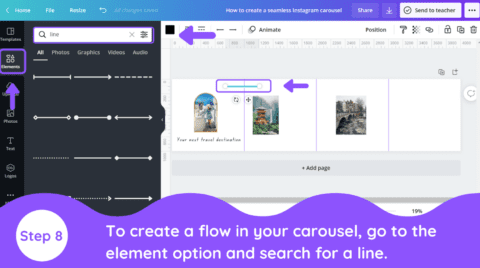 How to Create a Seamless Instagram Carousel in Canva - Blogging Guide