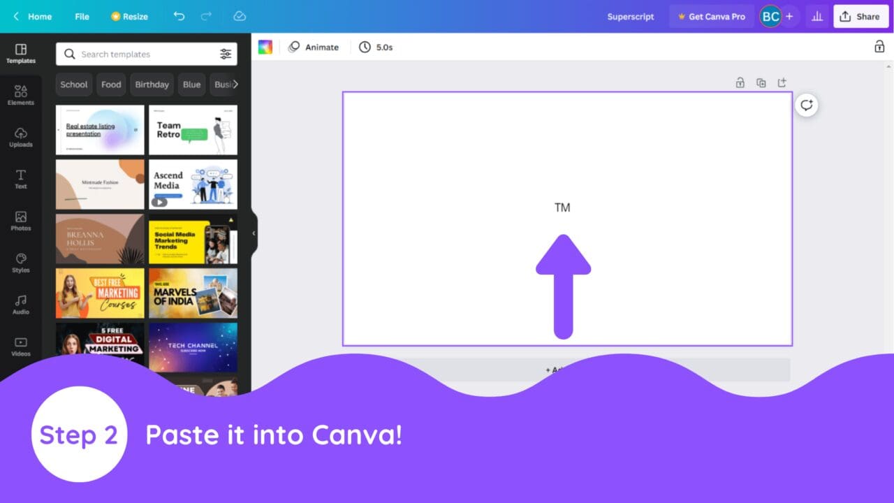 How to Create a Superscript in Canva - Blogging Guide