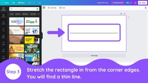 How to Create Thin Lines in Canva - Blogging Guide