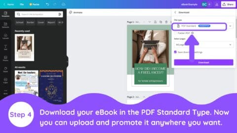 How to Design eBooks with Canva - Blogging Guide