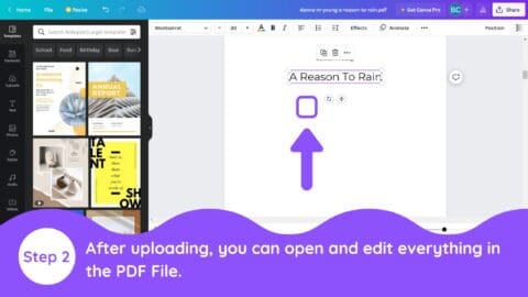 How To Edit PDF Files in Canva - Blogging Guide