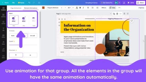 How to Group Elements in Canva - Blogging Guide