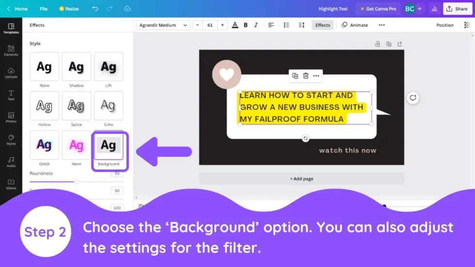 How to Highlight Text in Canva - Blogging Guide