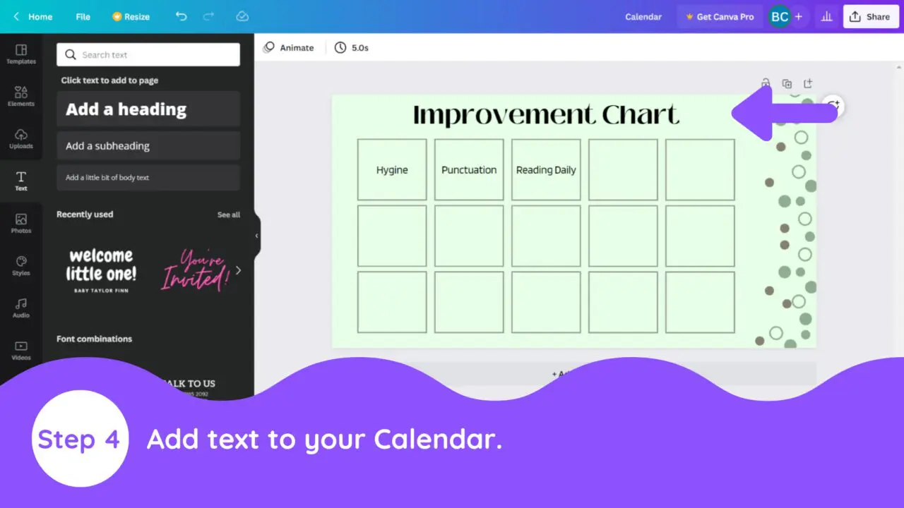 How to Make a Calendar in Canva - Blogging Guide