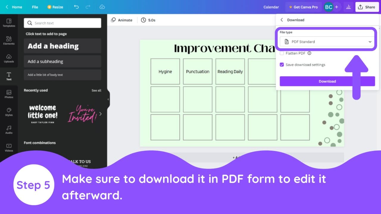 How to Make a Calendar in Canva - Blogging Guide