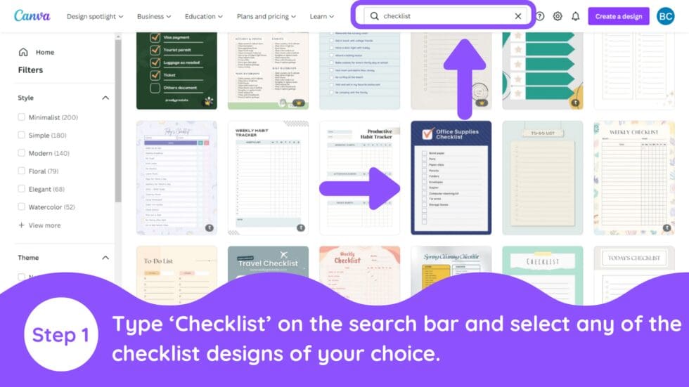 How to Make a Checklist in Canva - Blogging Guide