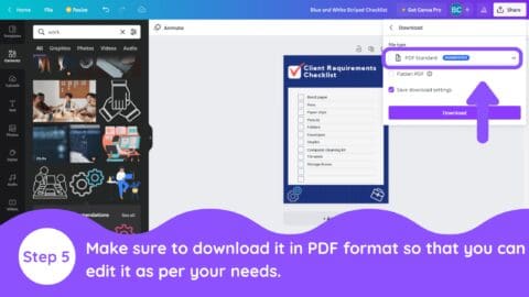 How to Make a Checklist in Canva - Blogging Guide