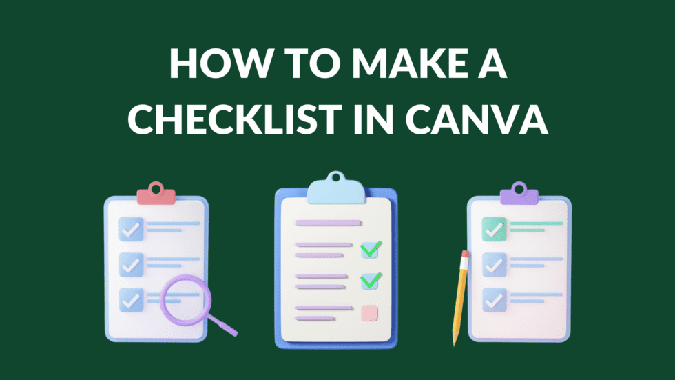 How to Make a Checklist in Canva - Blogging Guide