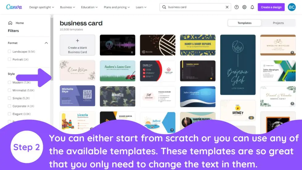 How to Print Double Sided Business Cards in Canva - Blogging Guide