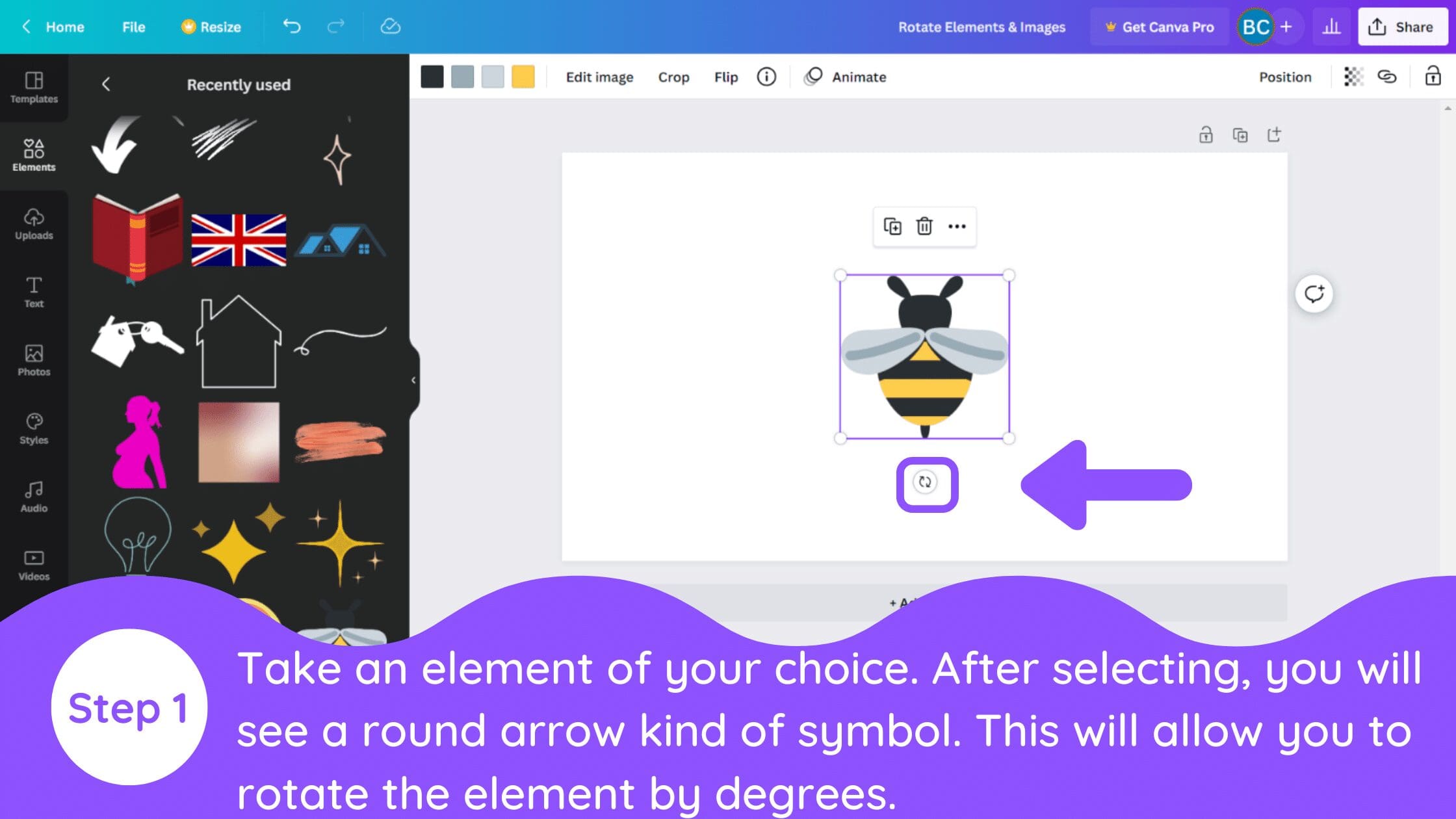 How To Rotate Elements Images In Canva Blogging Guide