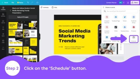 How to Use the Canva Content Planner - Blogging Guide