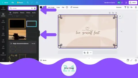 How to Add a Border to Canva Design - Blogging Guide