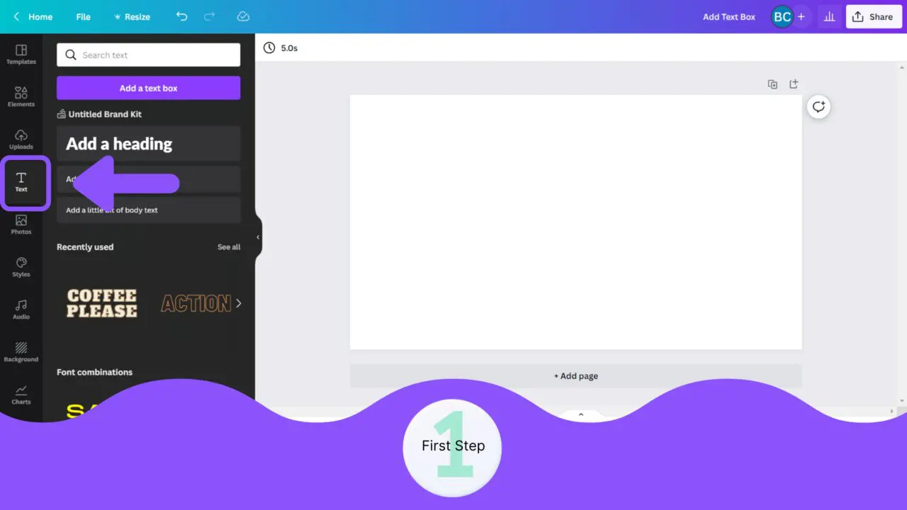 How to Add a Text Box in Canva - Blogging Guide